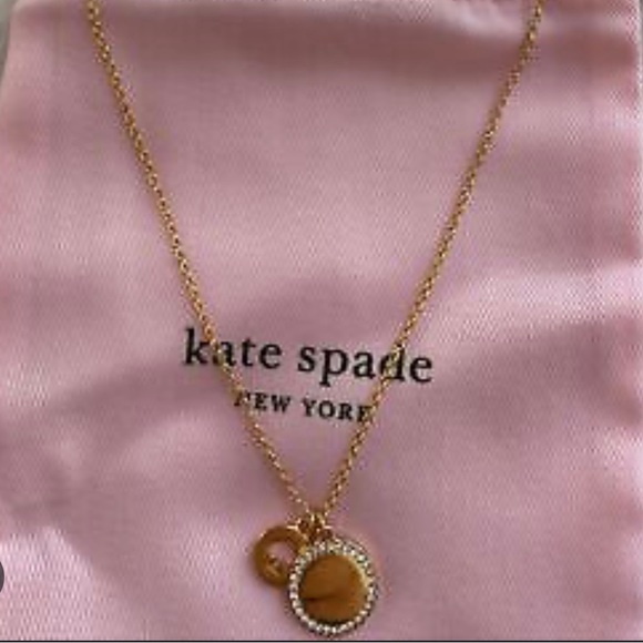 Jewelry | Kate Spade Gold Pendant Necklace | Poshmark